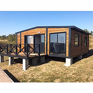 20 40ft Prefab Hotel Folding Container Homes Expandable Container House