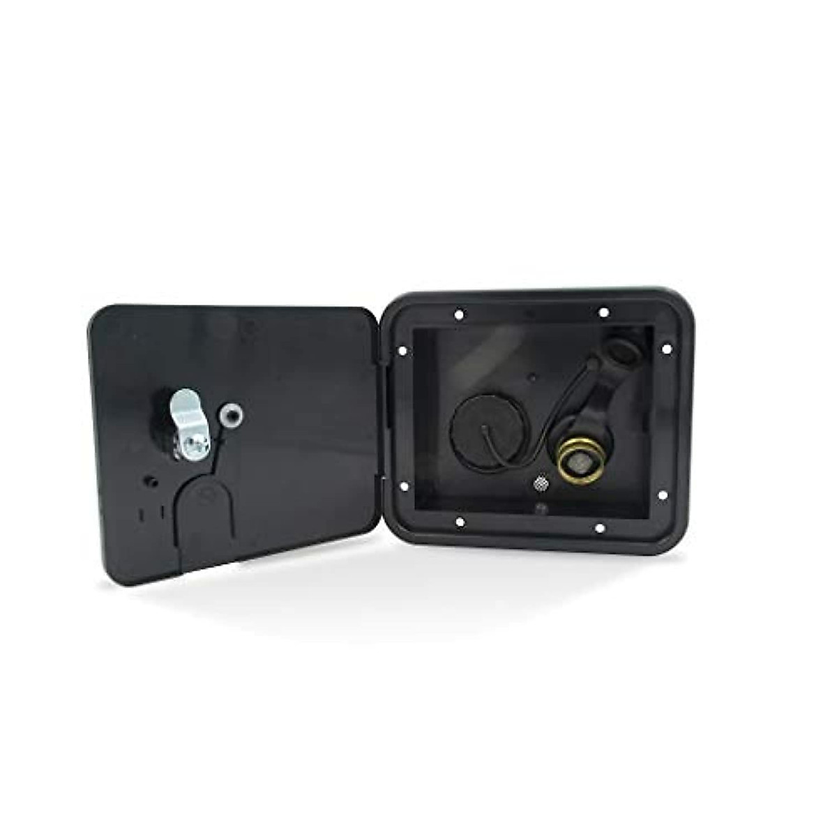 Thetford City/Gravity Water Hatch with 1/2 Inch Male Thread Brass Check Valve Black PN 94255