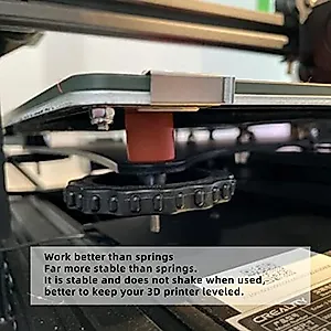 3D Printer Silicone Bed Mounts, Ender 3 Silicone Leveling Solid Bed Mount, 3D Printer Leveling Spring Replacement Part for CR-10/Ender-3 v2/ Pro/S1/Ender 5 Pro, 8PCS