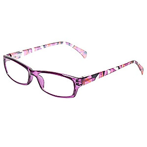 Kerecsen Reading Glasses 5 Pairs Fashion Ladies Readers Spring Hinge with Pattern Print Eyeglasses for Women (5 Pack Mix Color, 2.25)
