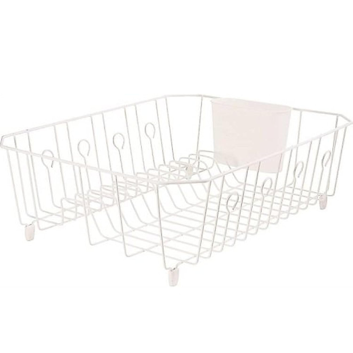Rubbermaid 6032-ar-wht Dish Drainer, White Wire, Large