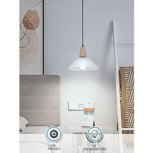 TORCHSTAR 12-Pack A19 LED Light Bulbs 60W Equivalent, UL Listed, 5000K Daylight, Dimmable, 9W, 800lm, Flicker Free, E26 Standard Base LED Bulb for Ceiling Fan, Lamp, 15,000hrs