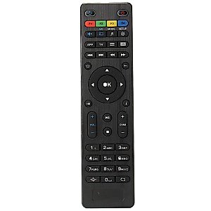 ROTMAKERS Black MAG 254 Original Replacement Remote Control for MAG 254 250 255 265 275 Linux Tv Box OTT IPTV Set Top Box