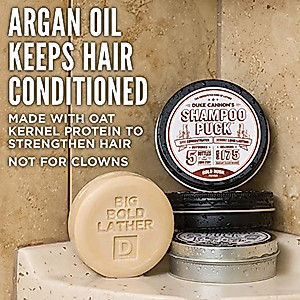 Duke Cannon Supply Co. Men's Shampoo Puck, Gold Rush - Over 175 Washes, Sulfate-Free, 4.5 oz (Pack of 1)