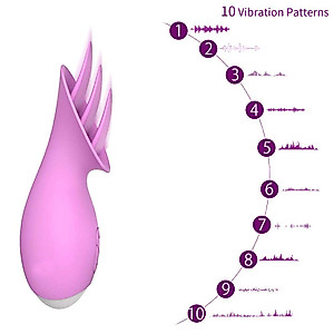 XINSAKAISUJI Personal Portable Rechargeable Mini Quiet Small Vibrators for Women Vibrating Toys Pleasure Personal Massager Women Portable Massager 10 Speeds Vibration Female Woman Gifts