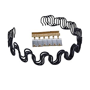 27" Sofa Upholstery Spring Replacement-(Pack of 4) with Z Clips Wire for Furniture Chair Couch Repair