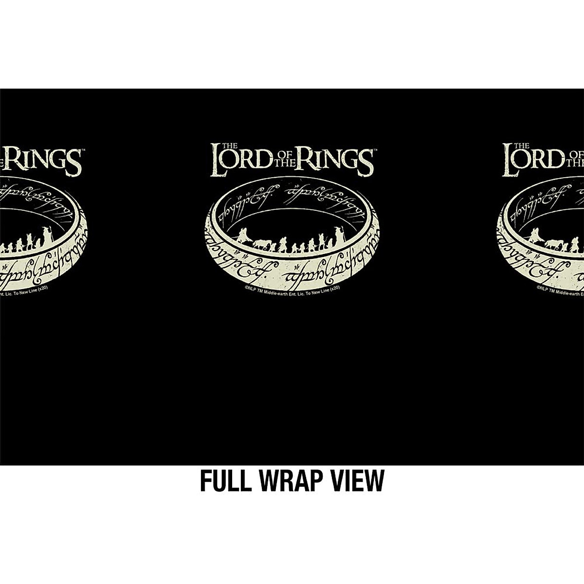 Lord of the Rings OFFICIAL the Journey 18 oz Insulated Water Bottle, Leak Resistant, Vacuum Insulated Stainless Steel with 2-in-1 Loop Cap