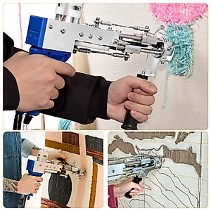 85" x 85" Primary Tufting Cloth with Marked Lines,Monk Cloth Fabric for Punch Needle,Large Overlocking Tufting Cloth,Burlap Tufting Cloth for DIY Rug-Punch Tufting Gun