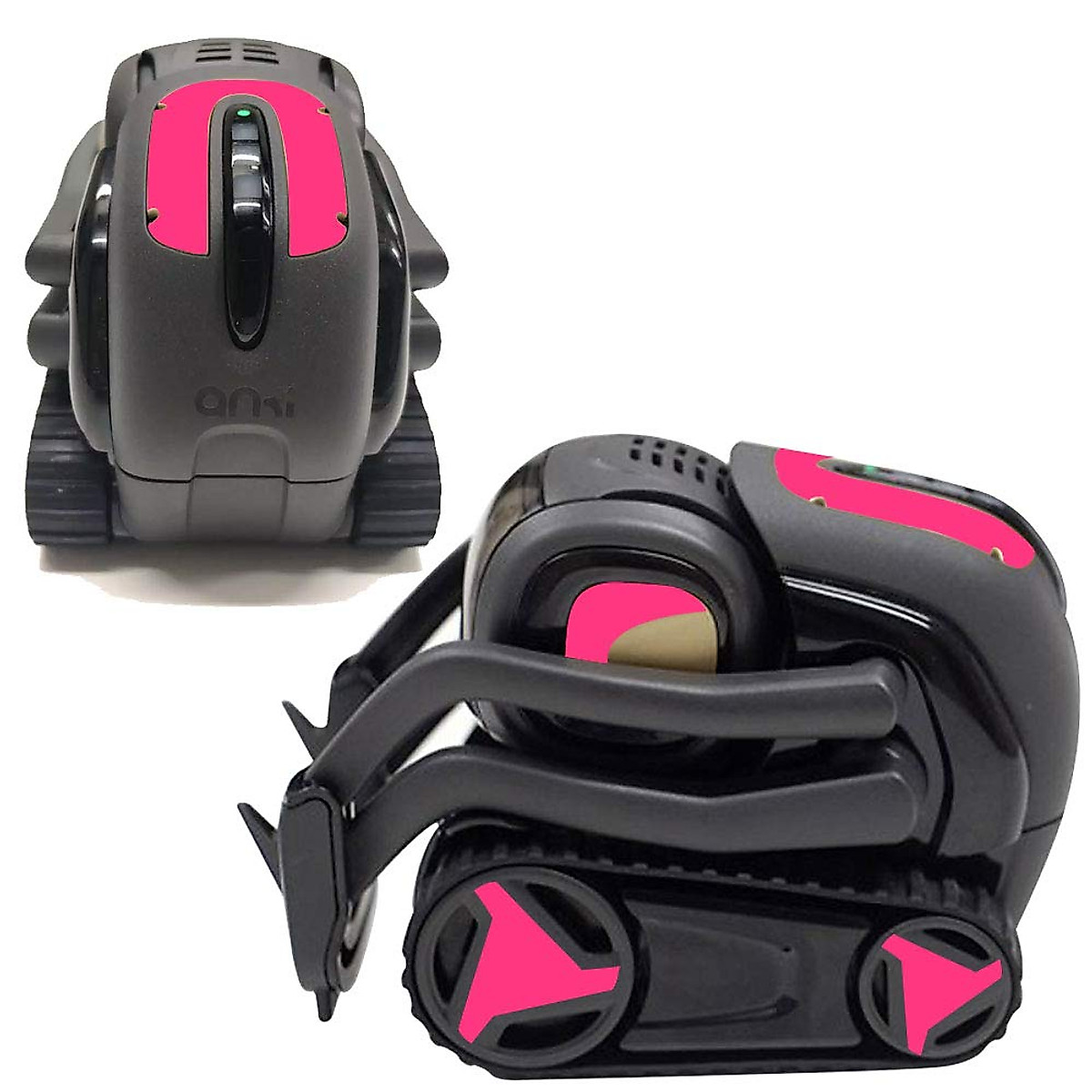 IPG for Vector Robot Face Screen Guard Decoration KIT Protector from Unexpected Attacks of Kids and Pets.Include Wheels&Body Set 7 Units Decals+2 Units Screen Protector (Pink (Gloss))