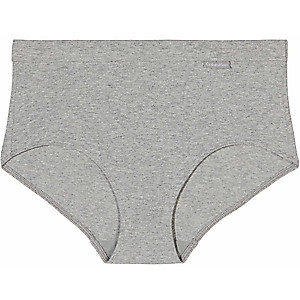 Calvin Klein Womens 3 Pack Modern Brief (as1, alpha, l, regular, regular, Nymphs/Heather Gray/Navy, Large)