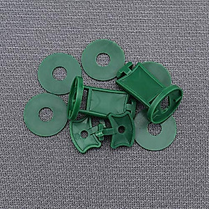 Creative-Idea 50 Set Greenhouse Support Clip,for Bubble Wrap Sunshade Net Insulation Shading Winter Summer