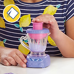 Baby Alive Magical Mixer Baby Doll Blueberry Blast with Blender Accessories, Drinks, Wets, Eats, Black Hair Toy for Kids Ages 3 and Up