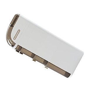 Colossaln Tall Narrow Storage Unit 3 Shelf Drawers Caster Wheels Space Saving Cabinet Home Organization (D)