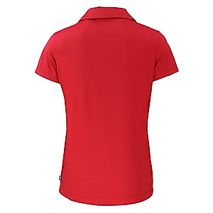 Cutter & Buck Women's Scarlet San Francisco 49ers Helmet Daybreak Eco Recycled V-Neck Polo