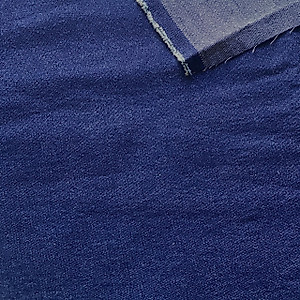 Solid Indigo Denim Fabric by The Yard