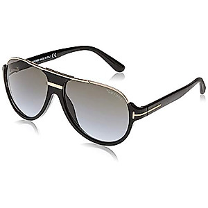 Tom Ford 0334S 01P Black/Gold Dimitry Pilot Sunglasses Lens Category 3 Lens M