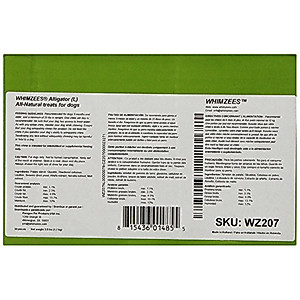 Paragon Whimzees Alligator Dental Chews for Large Dogs, 30 CT