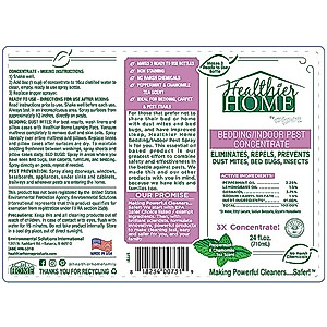 CHOMP! Insect and Pest Control for Home, Bedding and Indoor: Plant-Based Ant, Bed Bug, Dust Mite, Spider and More - Mint Scent 2-Pack, 24 Oz R2U, 24oz 3X Concentrate