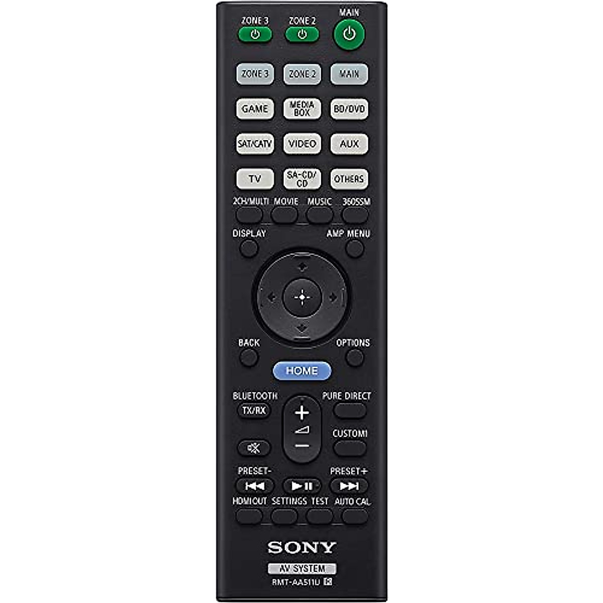 Sony STR-AN1000 7.2 Channel Home Theater 8K A/V Receiver Bundle with ...