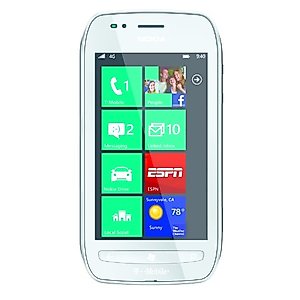 Nokia Lumia 710 Unlocked GSM Touchscreen Phone with Windows 7.5 OS, 5MP Camera, GPS, Wi-Fi and Bluetooth - White