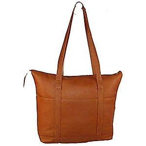 David King & Co. Large Multi Pocket Shopping Tote 583, Café, One Size