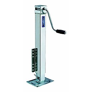 Fulton HD50000101 Bolt-On Trailer Tongue Jack with Drop Leg - 5000 lb. Weight Capacity , Gray
