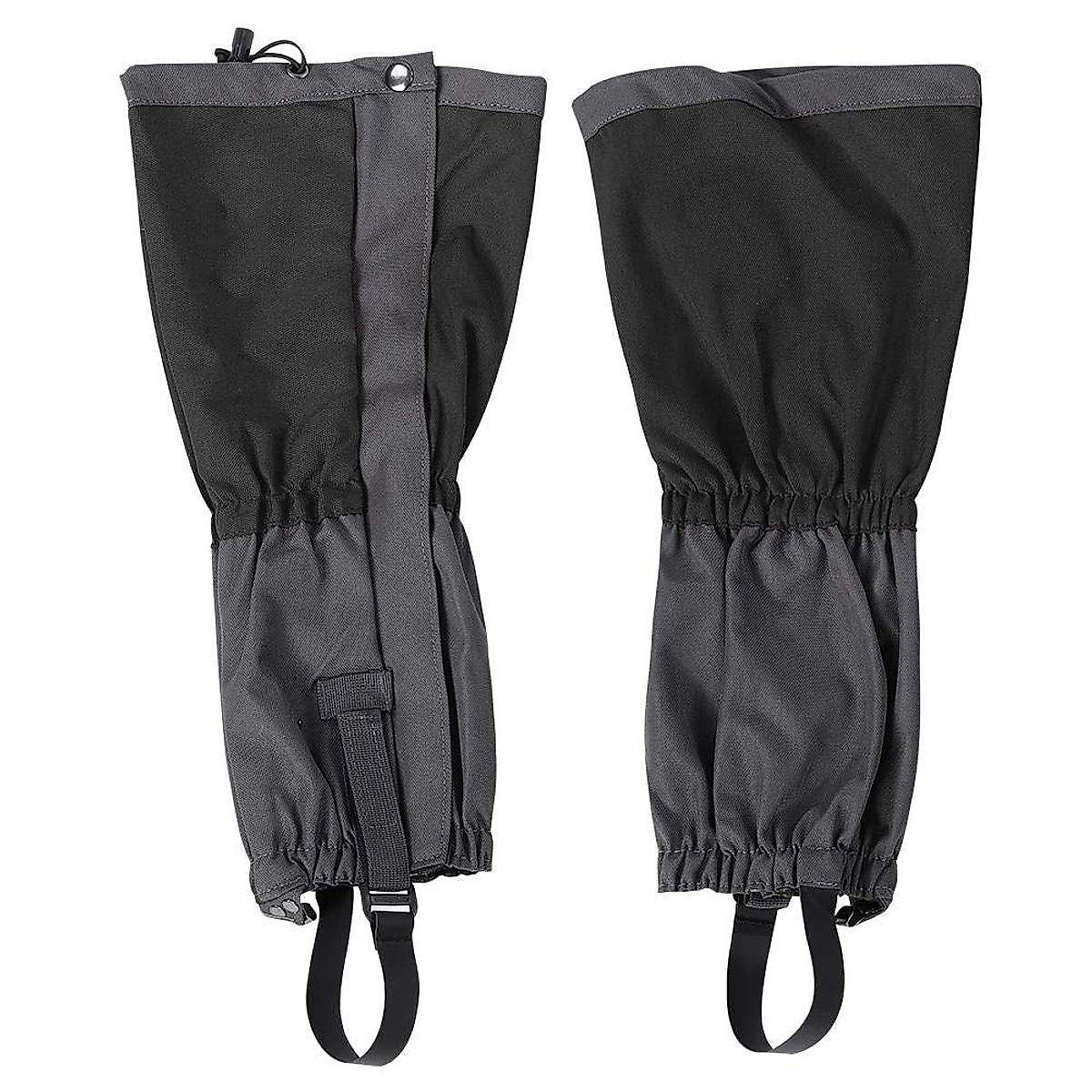 RiToEasysports Leg Gaiters Waterproof Snow Boot Gaiters for Outdoor Backpacking Climbing Fishing Hunting(Black) Ski