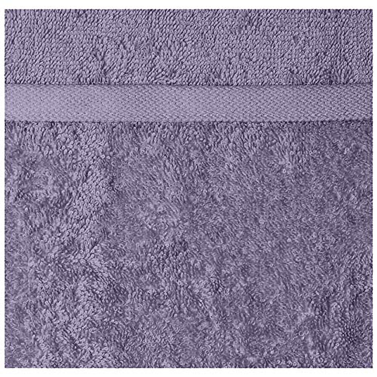 Amazon Basics Cotton Hand Towel - 24-Pack, Lavender, 16" x 26"