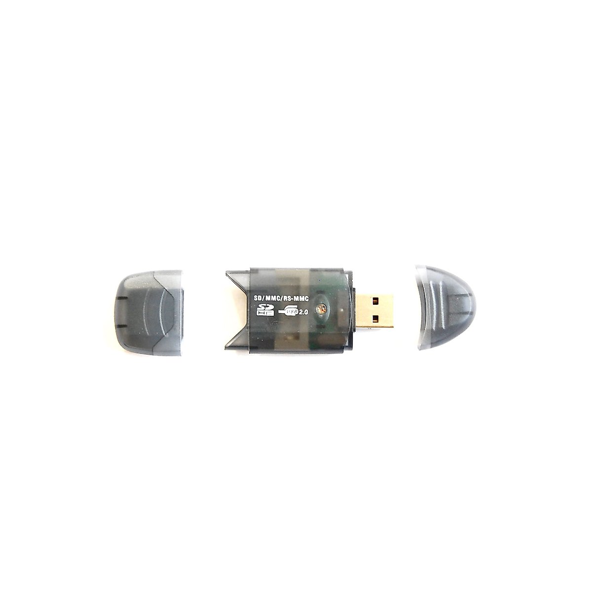SANOXY 4 in 1 Mini USB 2.0 Memory Card Reader Writer SD MINISD MMC Mobile RSMMC - Compatible with Sony, SanDisk, Toshiba, Lexar