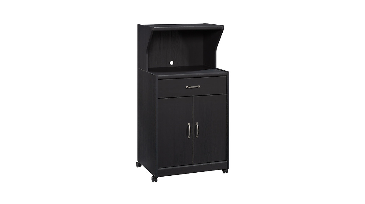 Sauder Kitchen Cart in Raven Oak – Stylish & Functional