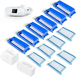 52PCS Filters for Dream Station 1 Filters, Include 6 Assembled Filters, 20 Ultra-fine Filters, 20 Foam Filters for DreamStation 1 Filter Accessories Supplied by IBEET
