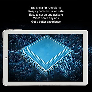 lennis Tablet PC, USB C 100-240V Charging Port 10 Inch Tablet 3GB RAM 64GB ROM WiFi for Daily Use (US Plug)