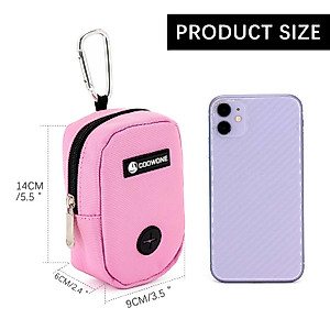 Dog Treat Pouch Dog Poop Bag Holder For Leashes, Pets Snack Container With Inner Mesh Bag, Puppy Supplies Perfect For Training And Walking - Hands Free Dog Waste Bag Dispenser -Dog Travel Accessories