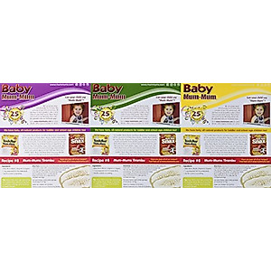 Baby Mum-Mum Variety Pack of 3 Original Banana and Vegetable 1.76 Ounce (Pack of 3)