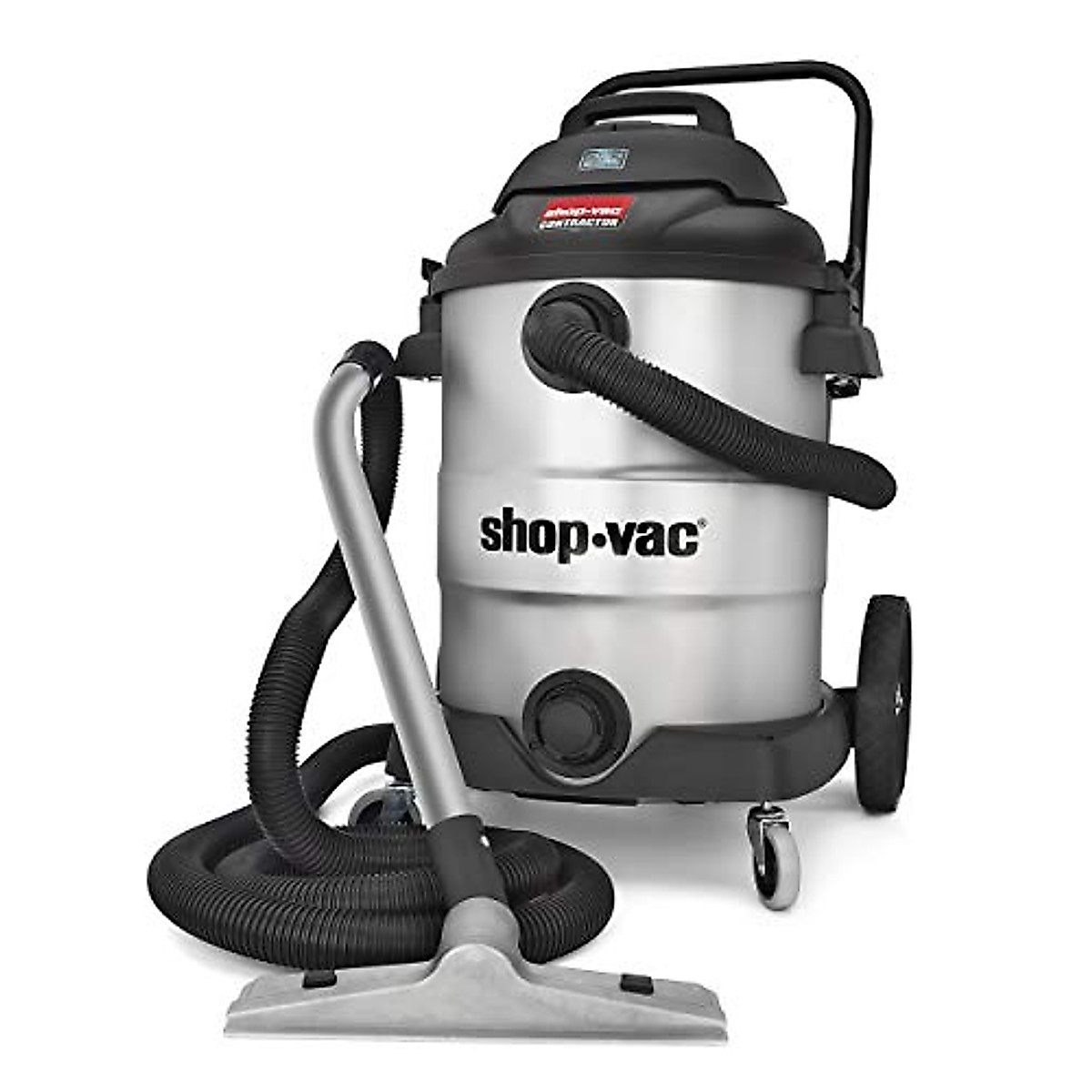Shop-Vac 9627810 16 Gallon 6.5 Peak HP Contractor Wet Dry Vacuum, Stainless Steel