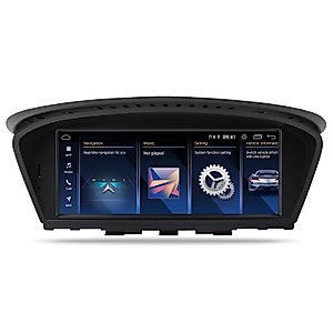 for BMW 3 5 Series E60 E61 E63 E64 E90 E91 E92 E93 2005-2008 Upgrade Radio Car Stereo Qualcomm 665 Otca Cores Built-in 4G LTE GPS Navigation Wireless Apple CarPlay Android Auto 8.8 inch Touchscreen