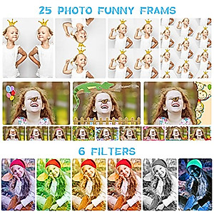 Kid Camera,ARNSSIEN Camera for Kid,2.4in IPS Screen Digital Camera,180°Flip Len Student Camera,Children Selfie Camera with Playback Game,Christmas/Birthday Gift for 4 5 6 7 8 9 10 11 Year Old Girl Boy