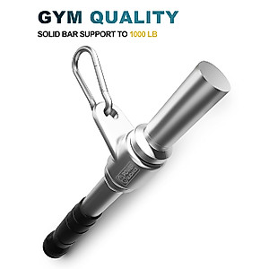 POWER GUIDANCE Triceps Pull Down Attachment, Cable Machine Accessories for Home Gym, LAT Pull Down Attachment Weight Fitness - LAT Pull Down Bar, V Bar with Rotation, V-Shaped Bar