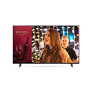 LG 55” UR340C Series UHD Commercial TV with Management Software, Scheduler and Certified Crestron Connected®, Black