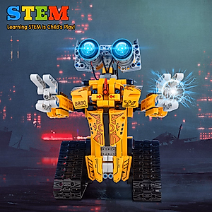 OASO STEM Projects for Kids Ages 8-12, Remote & APP Controlled Robot Building Toys Birthday Gifts for Boys and Girls (468 Pieces)