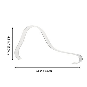 iplusmile Clear Sandals Clear Sandals 6pcs Acrylic Sandal Shoe Holder Store Shoe Retail Shop Display Stand Supports Shaper Forms Inserts Rack Shoe Storage Rack Clear Display Stand