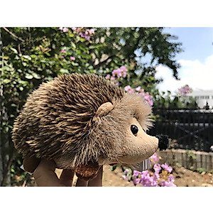 TAMMYFLYFLY Lifelike Hedgehog Plush Stuffed Animal Toy Hedgehog Cute HedgehogAnimal Model (15CM)