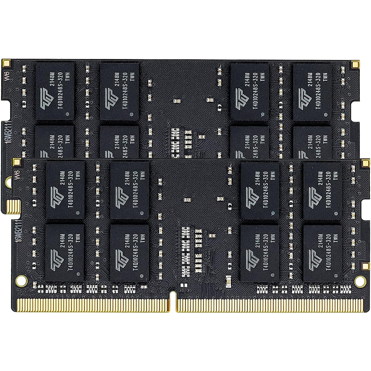 Timetec 32GB KIT(2x16GB) DDR4 3200MHz (or 2933MHz or 2666MHz) PC4-25600 Non-ECC Unbuffered 1.2V CL22 2Rx8 Dual Rank 260 Pin SODIMM Laptop Notebook PC Computer Memory RAM Module Upgrade