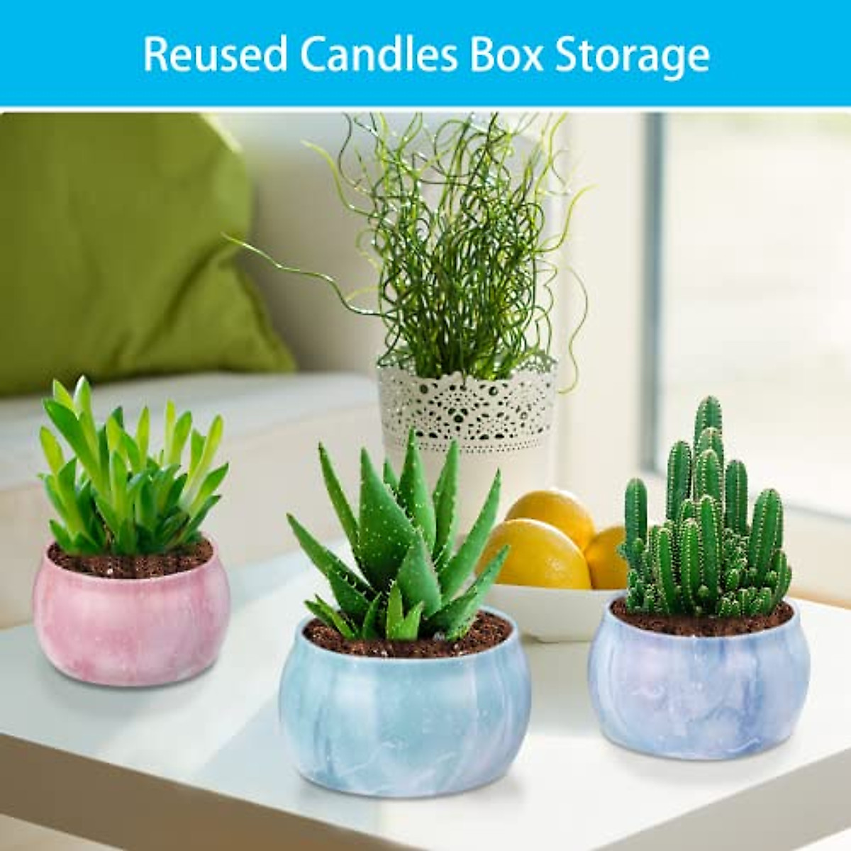 4 Pack Scented Candles Gift Set for Women, chfine 4.4oz Soy Wax Portable Jar Candles with Essential Oils for Bath, Aromatherapy Candles for Home, Ideal for Mothers Day, Birthday, Christmas, Holiday