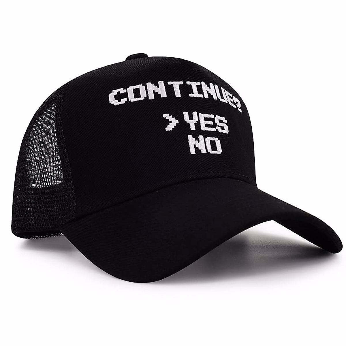 PopCrew Gaming Hats | Funny Video Gamer Gifts Accessories for Men Women Kids Teen Boys Hat Cap (Continue)