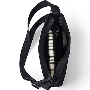 Lands' End Quilted Crossbody Black One Size