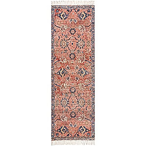 nuLOOM Sonja Flatweave Jute Runner Rug, 2' 6" x 8', Multi