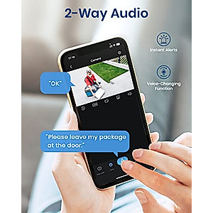 AOSU 2K Solar Security Cameras Wireless Outdoor, Solar Outdoor Camera for Home Security, WiFi Camera with Color Night Vision, PIR Human Detection, 2-Way Talk, IP66 Waterproof, Compatible with Alexa