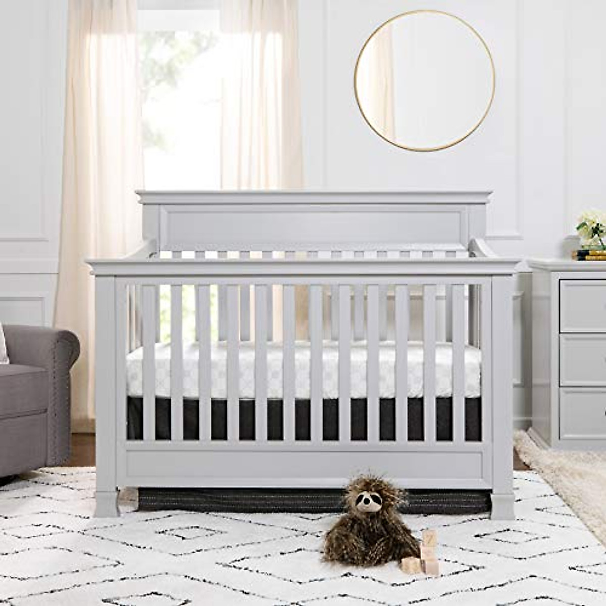 Namesake Foothill 4-in-1 Convertible Crib in Cloud Grey