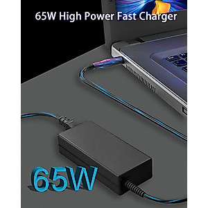 65W 45W Dell Laptop Charger, Replacement for Dell Inspiron 17 15 14 13 11 7000 5000 3000 Series 3505 3793 N5110 5559 5567 Latitude 3410 3420 3510 3520 E5470 7390 7490 Adapter Power Supply Cord